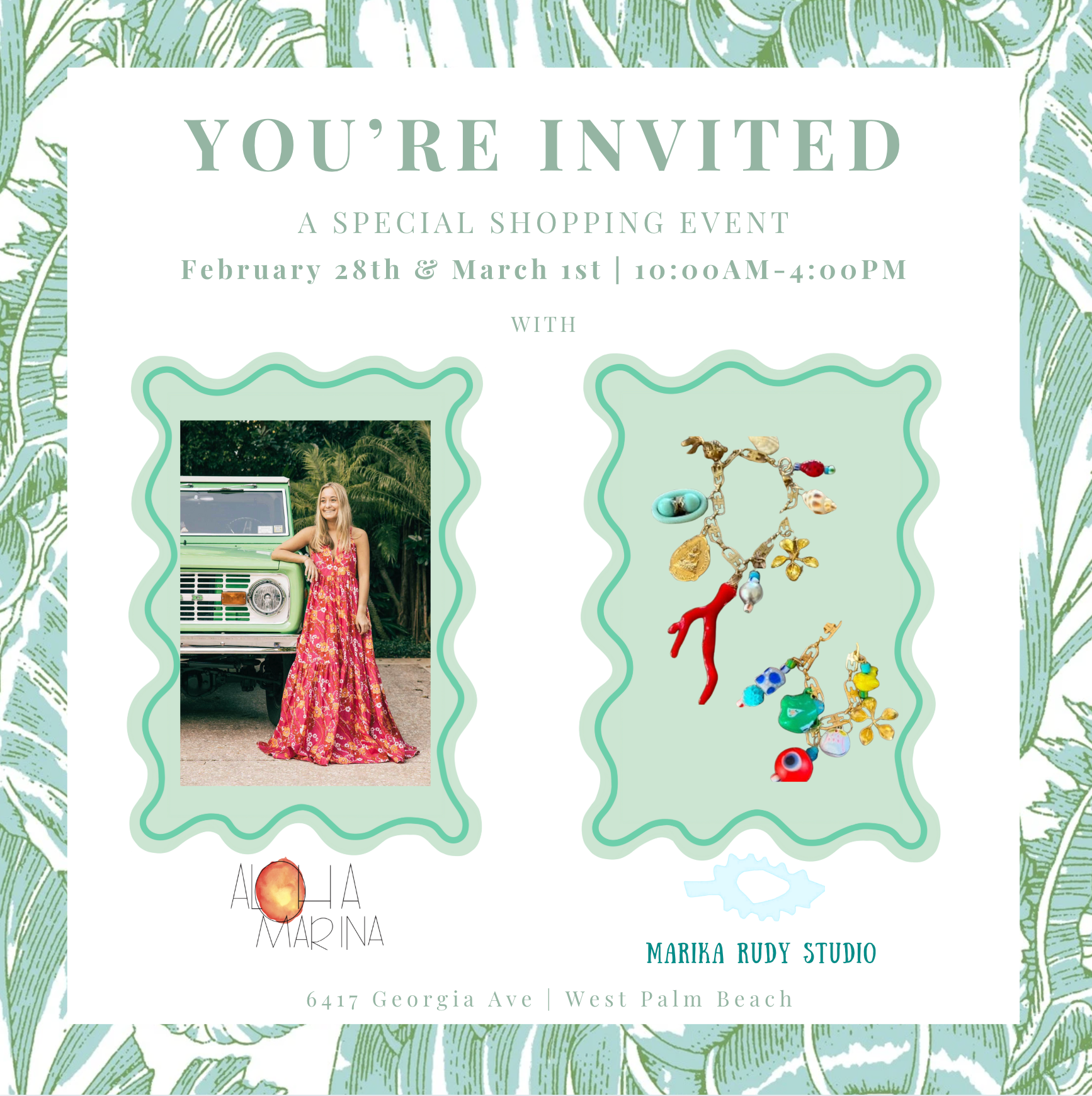 Aloha Marina & Marika Rudy Pop-Up