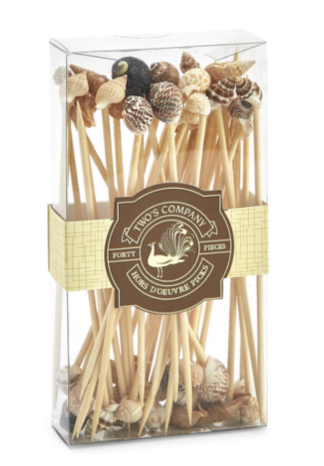SEASHELL LONG TOOTHPICKS